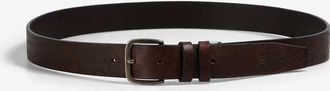 Scalpers Skull - Ceinture en cuir - Marron-Brown