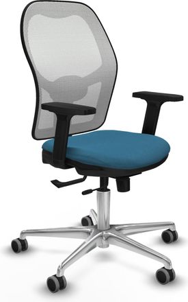 Piqueras y Crespo Schreibtischstuhl mit Jorquera Armlehnen, h&ouml;henverstellbare Lendenwirbelst&uuml;tze, ausgestattet mit Syncro/Traslack und eingespritztem Schaum. Mit Rollen