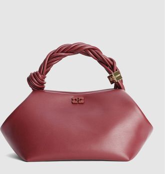 Ganni Sac Small Bou Bordeaux