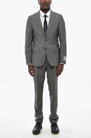 Corneliani CC COLLECTION Anzug aus Schurwolle mit klassischem Revers Corneliani