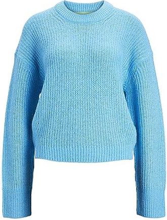 Jack & Jones Jack & Jones Jxember Fluffy Crew Neck Knit Noos Sweater, Femme, Turquoise, XS