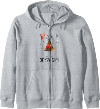 Whyitsme Design Lustiges Damen-Design, K&uuml;nstlerin Kapuzenjacke