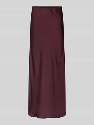 Neo Noir Maxirock aus Satin Modell Vicky