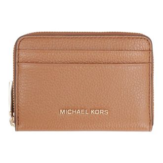Michael Kors Femme, Accessoires, Brun, Taille: ONE Size Portefeuille en Cuir Granuleux avec Fermeture &Eacute;clair