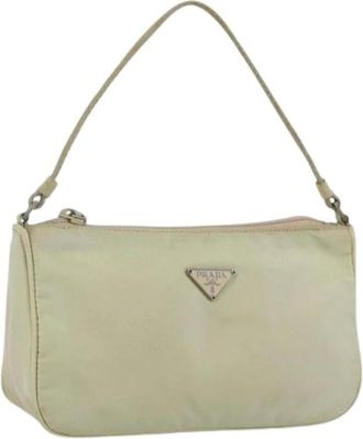 Prada Pochette accessoire Pre-owned - Femme - Pre-owned - Beige - Taille: ONE Size