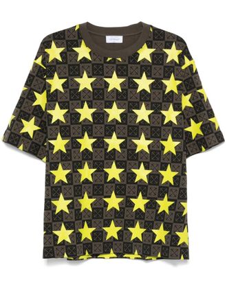 Off-white t-shirt Stars AO Skate - Vert