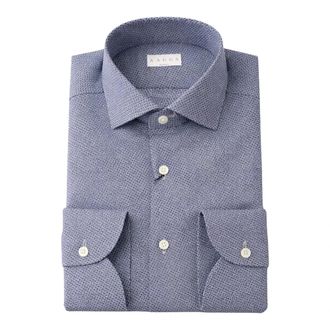 Xacus Micro-Pattern Shirt - - Shirts - Herren - Blau - XL