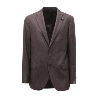 Lardini Wollanzug in Grau - - Jackets - Herren - Grau - 2XL