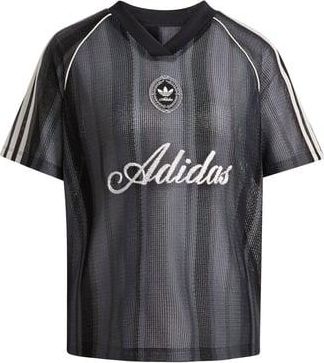 adidas T-shirt &agrave; rayures maille