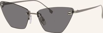 Fendi Sonnenbrille Fendi First Crystal fe4160us silber