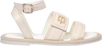 Baldinini Femme, Chaussures, Blanc, Taille: 37 1/2 EU Nappa Sandal