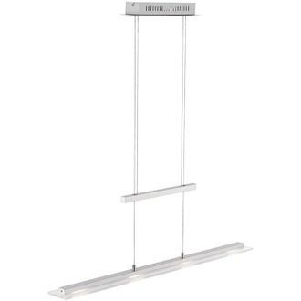 Fischer & Honsel [GEBRAUCHT] B-Ware Fischer & Honsel Led H&auml;ngeleuchte Pendelleuchte Tenso Nickel 115 Cm Metall 821