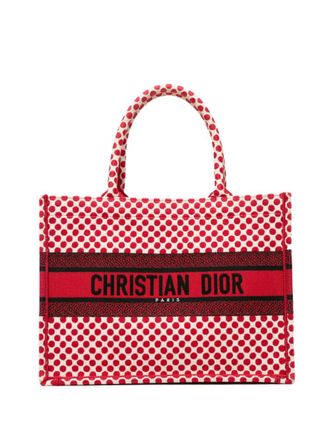 Dior 2020 mittelgroße Dioramour Book Tote Bag - Rot