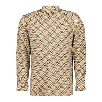 Burberry Homme, Chemises, Beige, Taille: M Chemise Vintage &agrave; Carreaux pour Homme