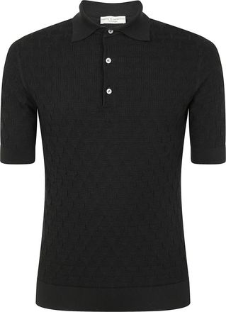 FILIPPO DE LAURENTIIS Homme, Tops, Noir, Taille: 3XL Polo Classique