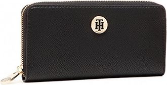 Tommy Hilfiger Honey, Accessoire Portefeuille de Voyage Femme, Noir, Taille Unique