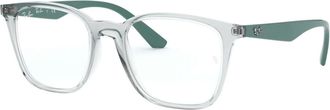 Ray-Ban unisex, Accessoires, Vert, Taille: 51 MM RX 7177 Lunettes de soleil