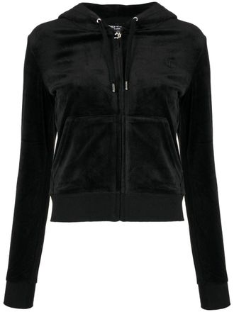 Juicy Couture hoodie Robertson en velours - Noir