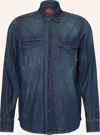 Mos Mosh Mos Mosh Gallery Jeanshemd Mmgdavid Comfort Fit blau