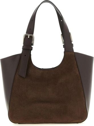 Furla Leder- und Wildleder-Hobo-Bag - - Bags - Damen - Braun - ONE SIZE