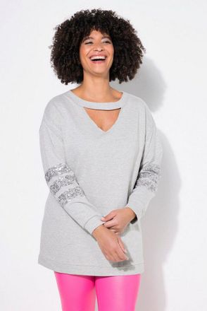 Angel Of Style Sweatshirt Sweatshirt Loose Fit CutOut Pailletten