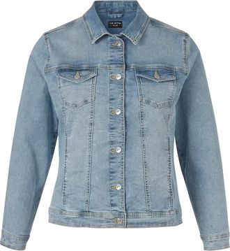 Via Appia Due Jacke Kragen 1/1 Arm Jeans - - Jackets - Damen - Blau - 2XL
