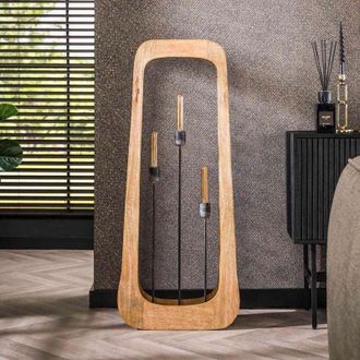 M&S Collection M&s - Lampadaire 3 lampes 50x14x120 cm en manguier massif naturel