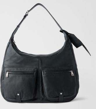 Furla Lynette Schultertasche Xl Nero Schwarz Bahia Kalbsglattleder Damen