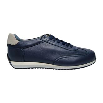 Pollini Sneaker aus Leder - - Shoes - Herren - Blau - 39 EU