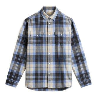 Woolrich Homme, Chemises, Multicolore, Taille: XL Marine Black Watch Flanelle Duncan Chemise