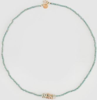 Lsonge Collier Sublime Stone Spirale Or Argent Cristal Military