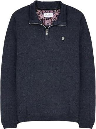 Teddy Smith P-Marty 2 Pull-Over, Total Navy Chine, M Homme