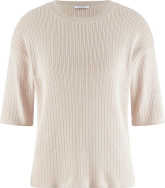 Peter Hahn Rundhals-Pullover aus 100% SUPIMA-Baumwolle Peter Hahn beige