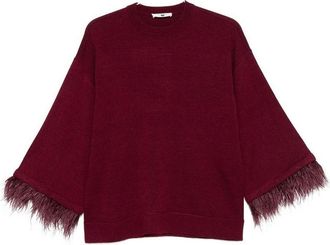 Twinset Pull Col Rond - Rouge