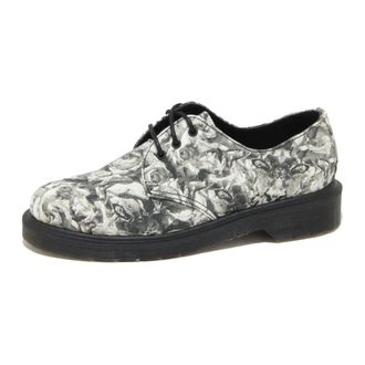 Dr. Martens Lester Skull & Roses Schn&uuml;rschuh - - Shoes - Damen - Schwarzk - 37 EU