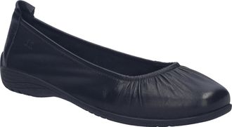 Josef Seibel Ballerina JOSEF SEIBEL Fenja 36, Damen, Gr. 38, schwarz, Leder, unifarben, Schuhe Ballerina, Schlupfschuh, Businessschuh, Komfortschuh mit Gummizug, G