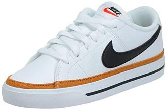 Nike Nike Court Legacy, Basket Femme, White/Black-Desert Ochre, 45 EU