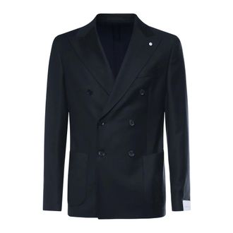 Lubiam Homme, Vestes, Bleu, Taille: XL Blazers