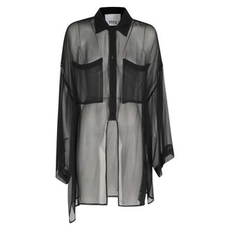 Erika Cavallini Semi Couture Damen, Blusen & Hemden, Schwarzk, MGr&ouml;&szlig;e
