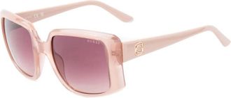 Guess Femme, Accessoires, Beige, Taille: ONE Size Resin Frame Lunettes de soleil