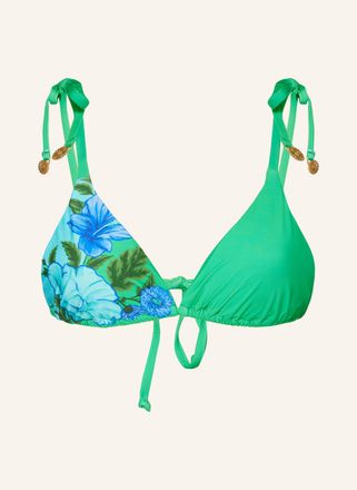 Seafolly Bralette-Bikini-Top Garden Party gruen