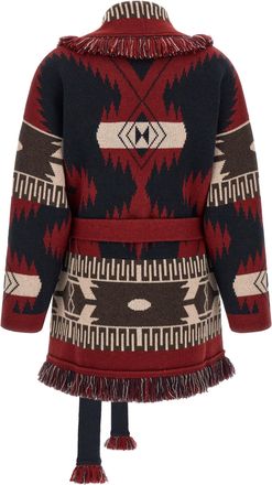 Alanui Icon Cardigan - Red