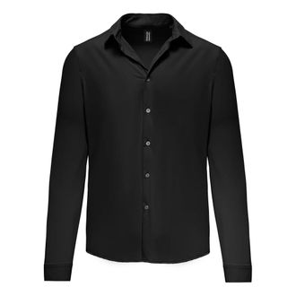 Bomboogie Homme, Chemises, Noir, Taille: XL Chemise Slim Fit