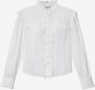 Isabel Marant Top Lonzie - Femme - Blanc - Taille34 - Marant &Eacute;toile