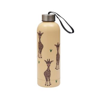 Eco Chic Eco Chic isolierteThermoflasche aus Edelstahl, Fassungsvermögen von 500 ml (Giraffen Beige)