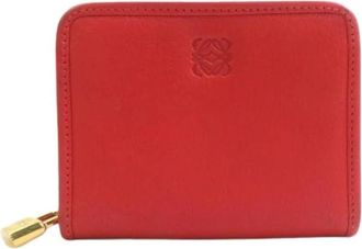 Loewe Porte-monnaie Pre-owned - Femme - Pre-owned - Rouge - Taille: ONE Size