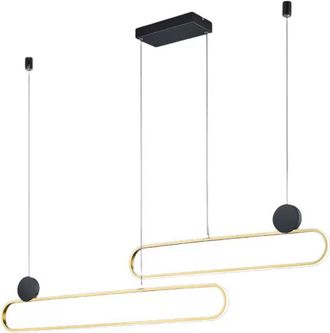 Trio Leuchten Gebraucht] Trio Lighting Led H&auml;ngeleuchte Grant Dimmbar Cct Messing Deckenlampe Pendellampe B-Ware