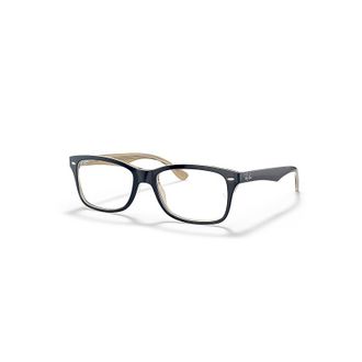 Ray-Ban Rb5228 Optics Blau Fassung Klar Glas Polarisiert 53-17