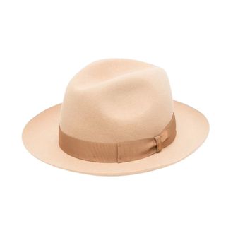 Borsalino Chapeau Tesa Media - Homme - Accessoires - Beige - Taille: 58 CM