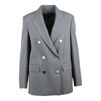 Max Mara Edicola Jacket - Femme - Vestes - Gris - Taille: 36 FR